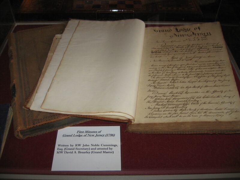 NJ Masonic Museum Spotlight – Grand Lodge of New Jersey